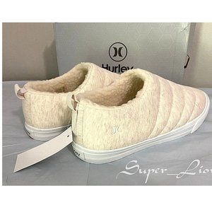 Hurley | Shoes | New Hurley Womens Arlo Puff Faux Fur Lined Slipon Clog ...